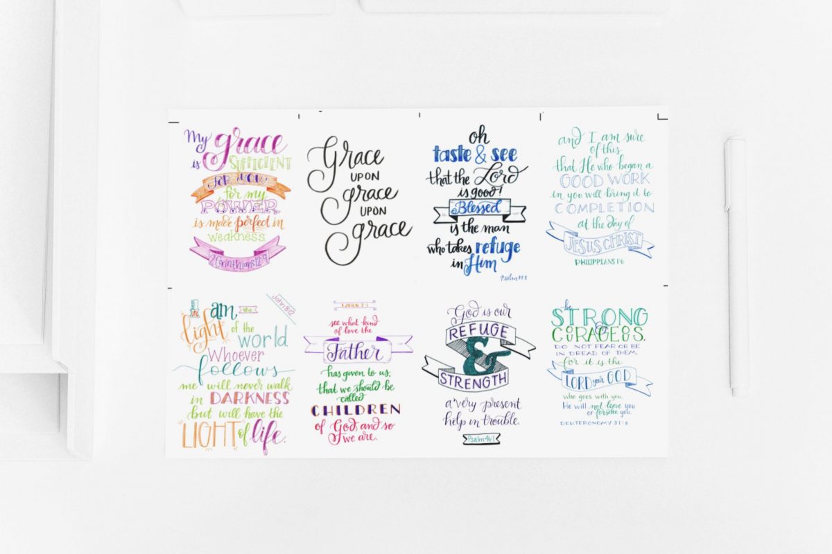 Encouraging Scripture Printable Cards - Pure Joy Creative