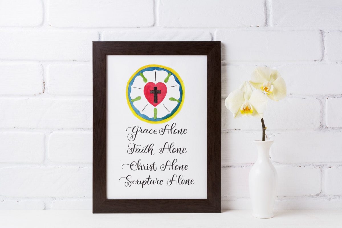 Luther's Rose Solas - Printable Art - Pure Joy Creative